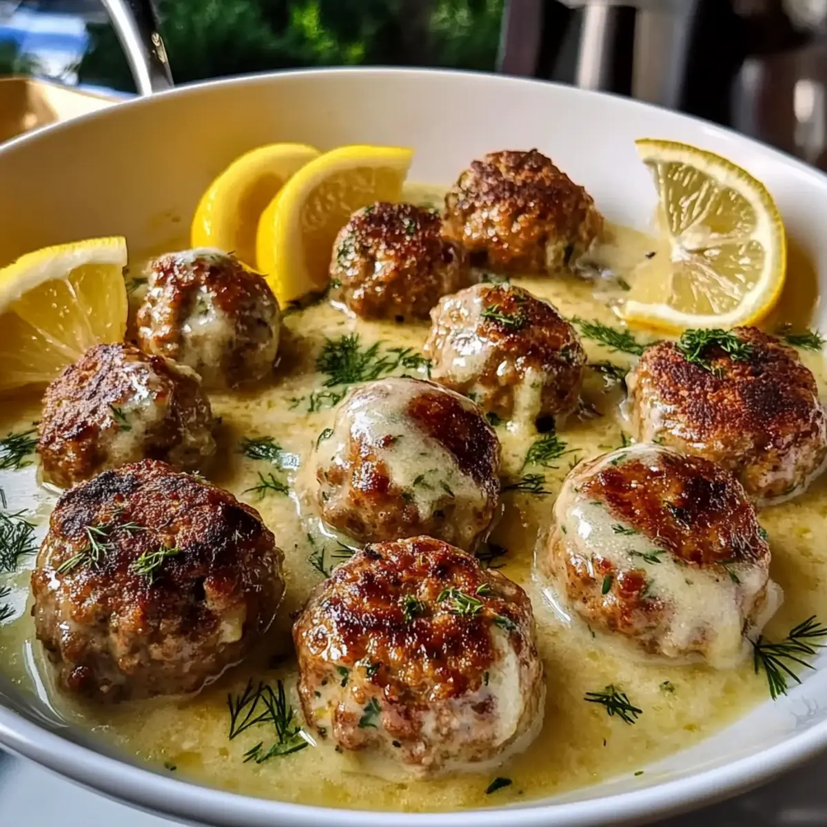 Melt-in-Your-Mouth Greek Meatballs in Lemon Sauce Delights